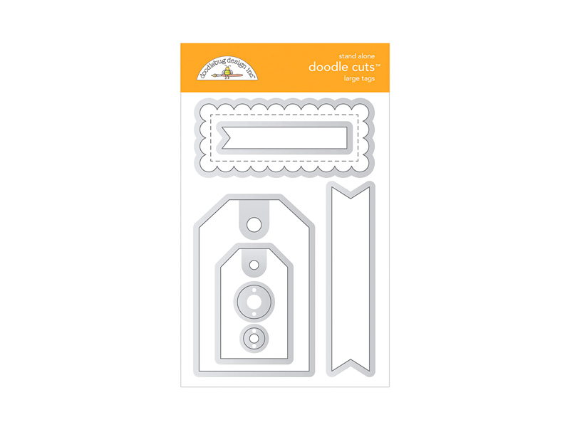 LARGE TAGS doodle cuts - Imaginascrap